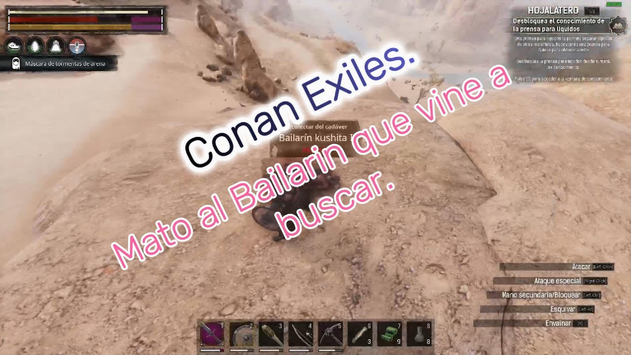 Conan Exiles. Mato al Bailarín que vine a buscar. - YouTube