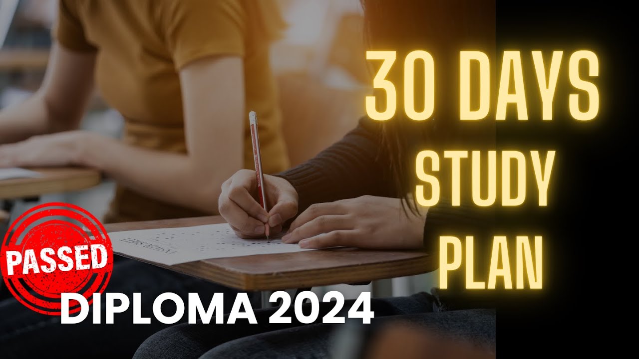 Believe in Yourself: 30-Day Study Plan for Diploma Exams ,#C16,#sbtet,# ...