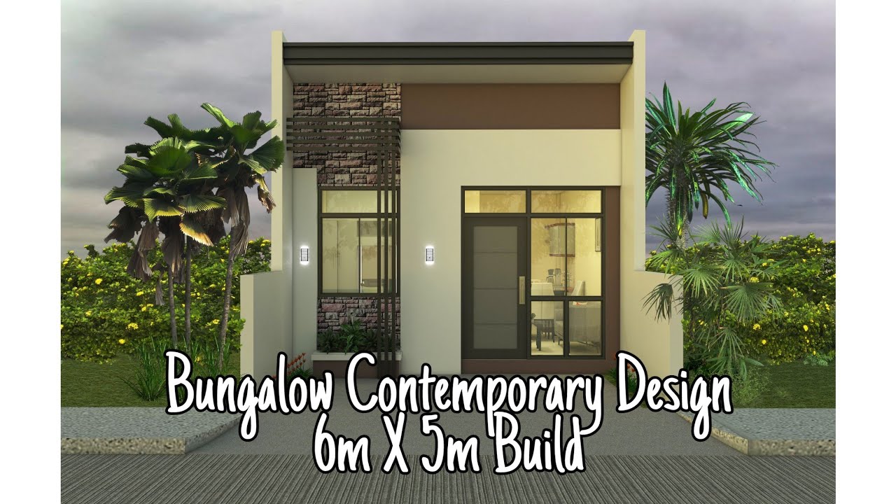 CONTEMPORARY BUNGALOW HOUSE DESIGN - #05 - YouTube