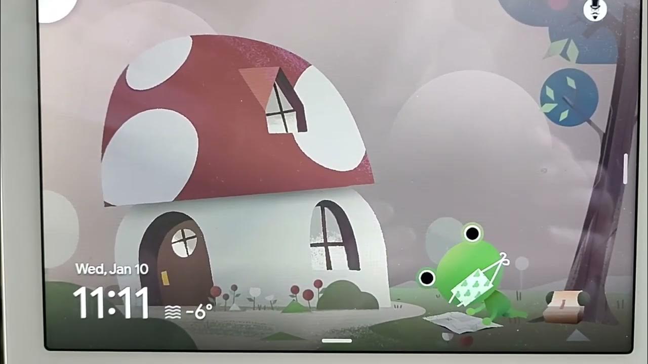 Google Weather Frog #12 - Froggy in a mask - YouTube