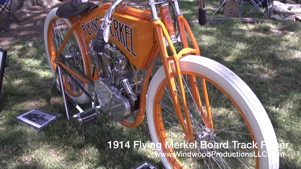 1914 Flying Merkel Board Track Racer - YouTube