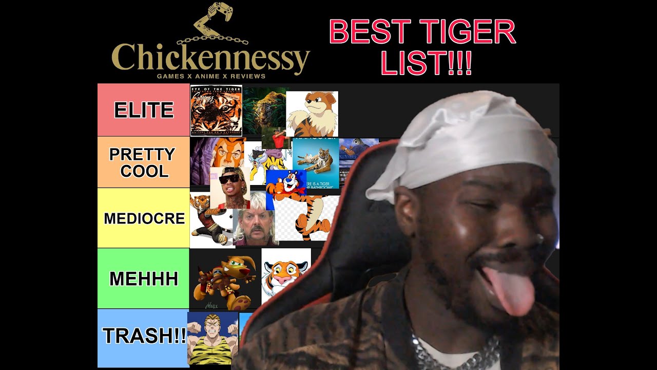ULTIMATE TIGER TIER LIST!! (Lunar New Year/Year Of The Tiger) - YouTube