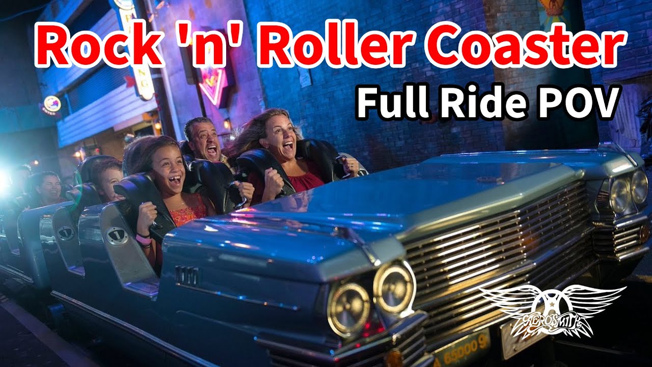 Aerosmith Rock' N' Roller Coaster - Full Ride 2024 - Disney World ...