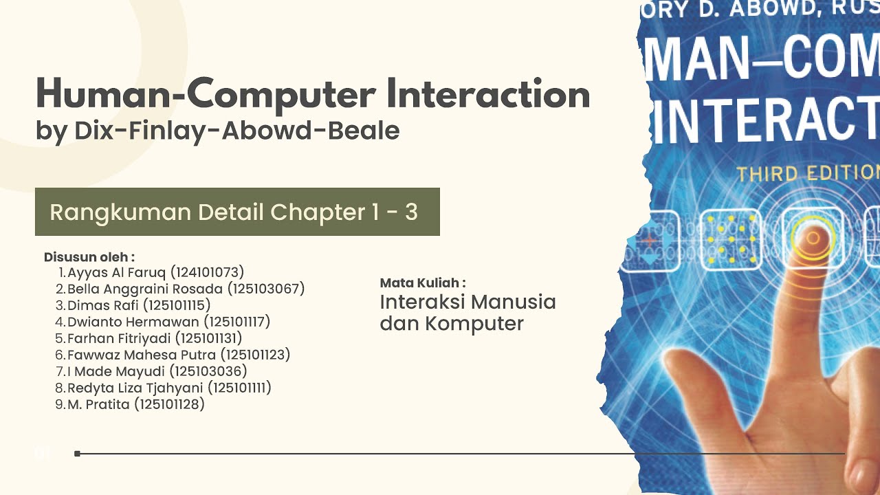 Kelompok 2 - Human Computer Interaction (Chapter 1-3) - YouTube