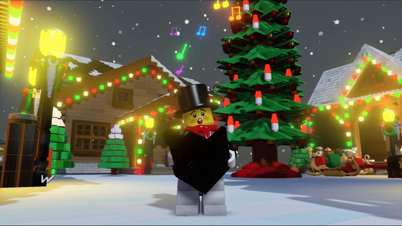 LEGO Worlds winter wonderland soundtrack music video - YouTube