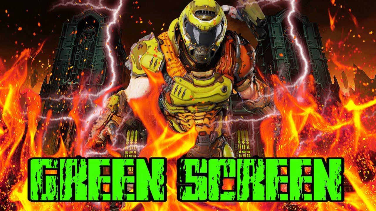 Doom Slayer Awakened Fury Status (Green Screen) - YouTube