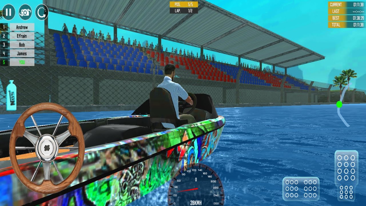 speed boat recing boat game video - YouTube