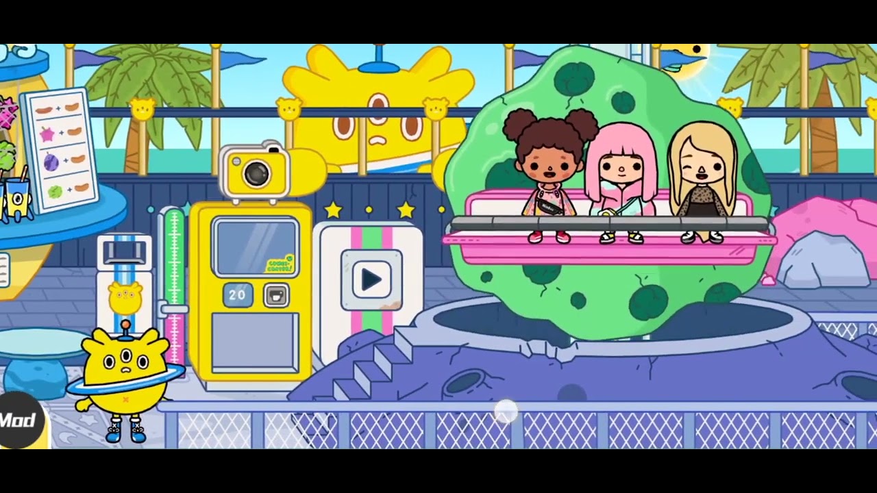 Eating only pink food for 24 hours 💕 toca life world toca cupcake - YouTube