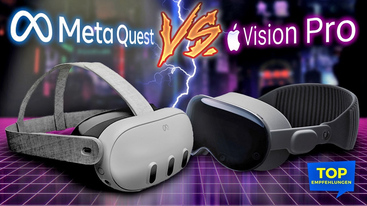 Apple Vision Pro vs Meta Quest 3 - Welche soll ich mir kaufen? - YouTube
