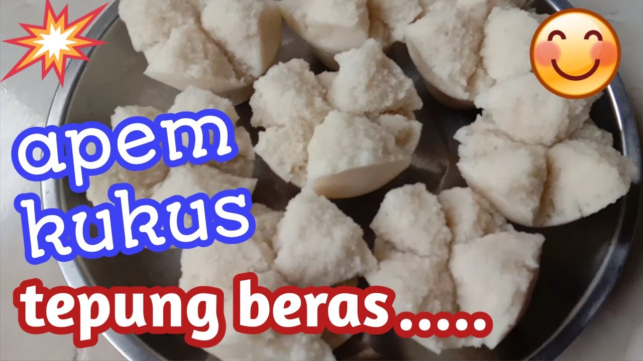 apem kukus tepung beras,sederhana mudah membuatnya. - YouTube