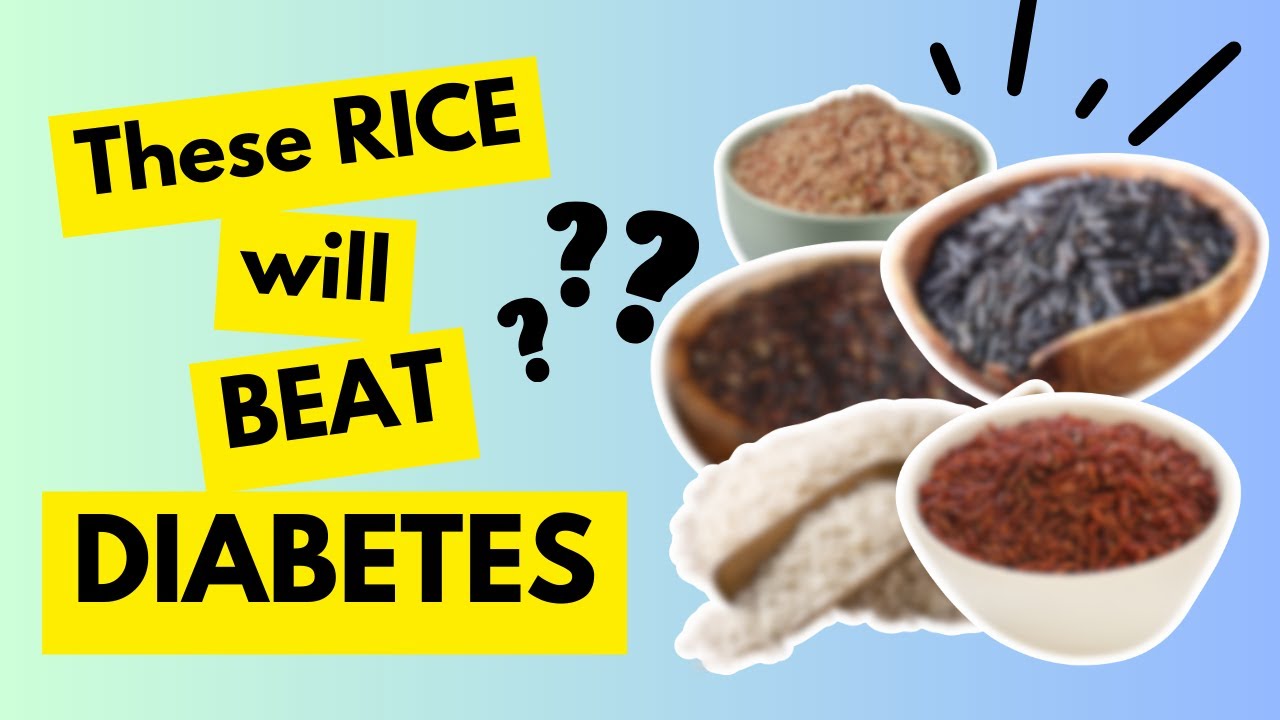 TOP 5 Best Rice for Diabetes (Lower Blood Sugar Fast) - YouTube