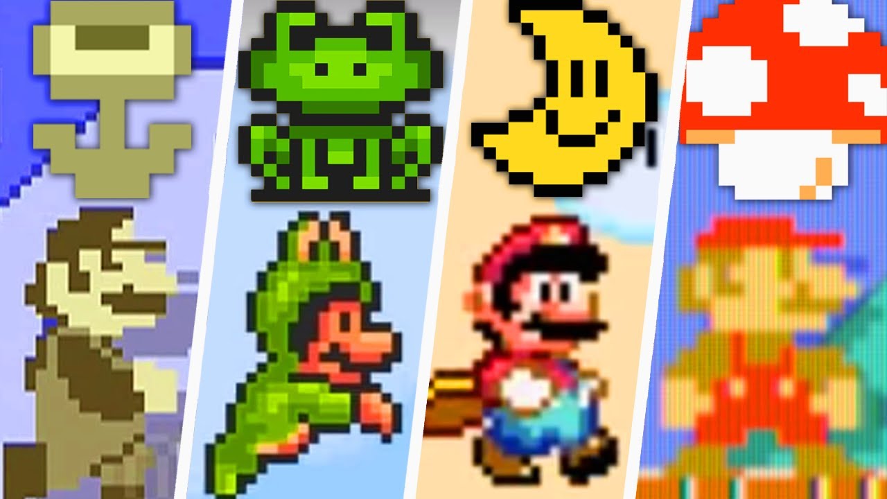 Evolution of Secret 2D Super Mario Power-Ups (1988 - 2021) - YouTube