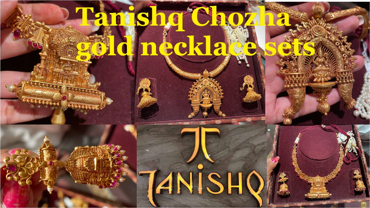 Tanishq new Chozha gold necklace set designs | Gold Necklace sets | Chozha collections | Tanishq ...