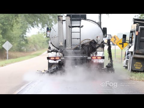 Ergon Asphalt & Emulsions' eFog Rejuvenating Fog Seal Application ...