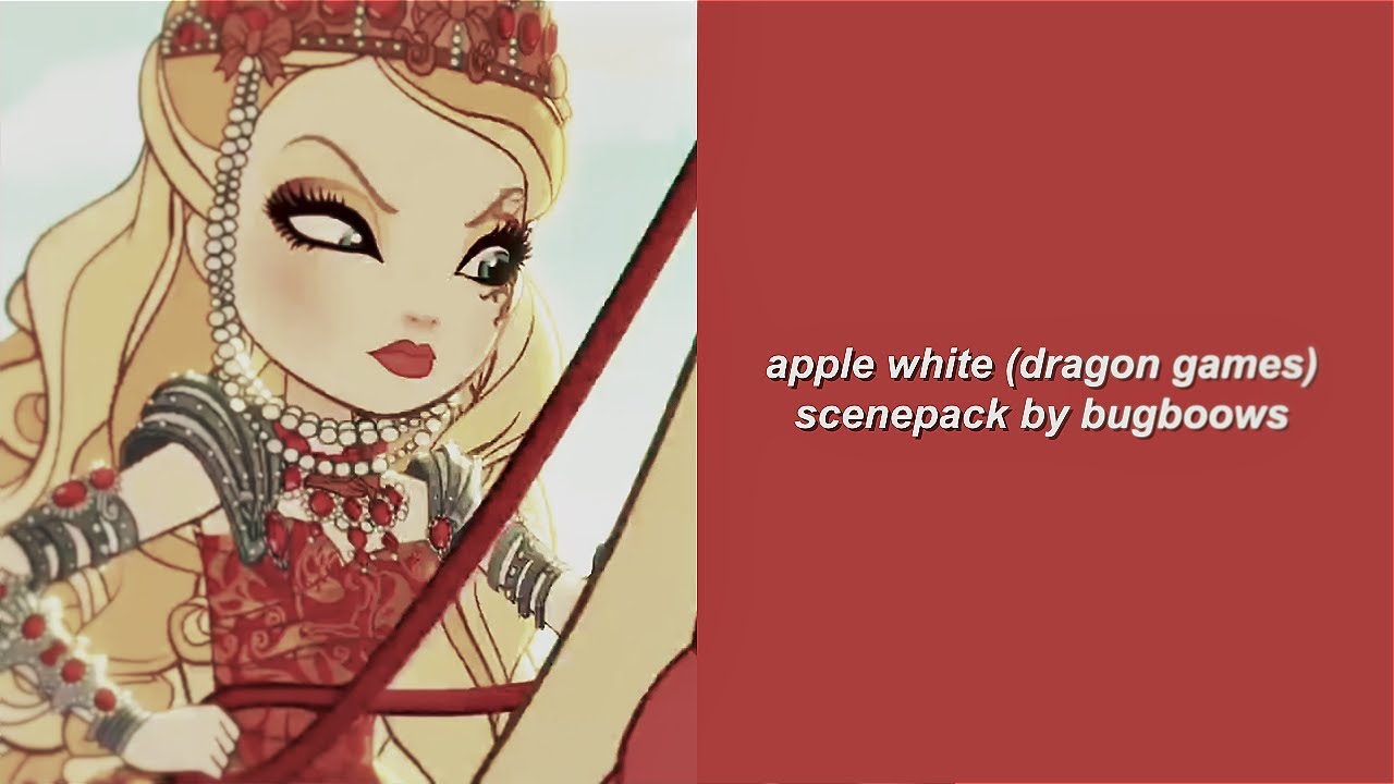 apple white (dragon games) scenepack | by bugboows - YouTube