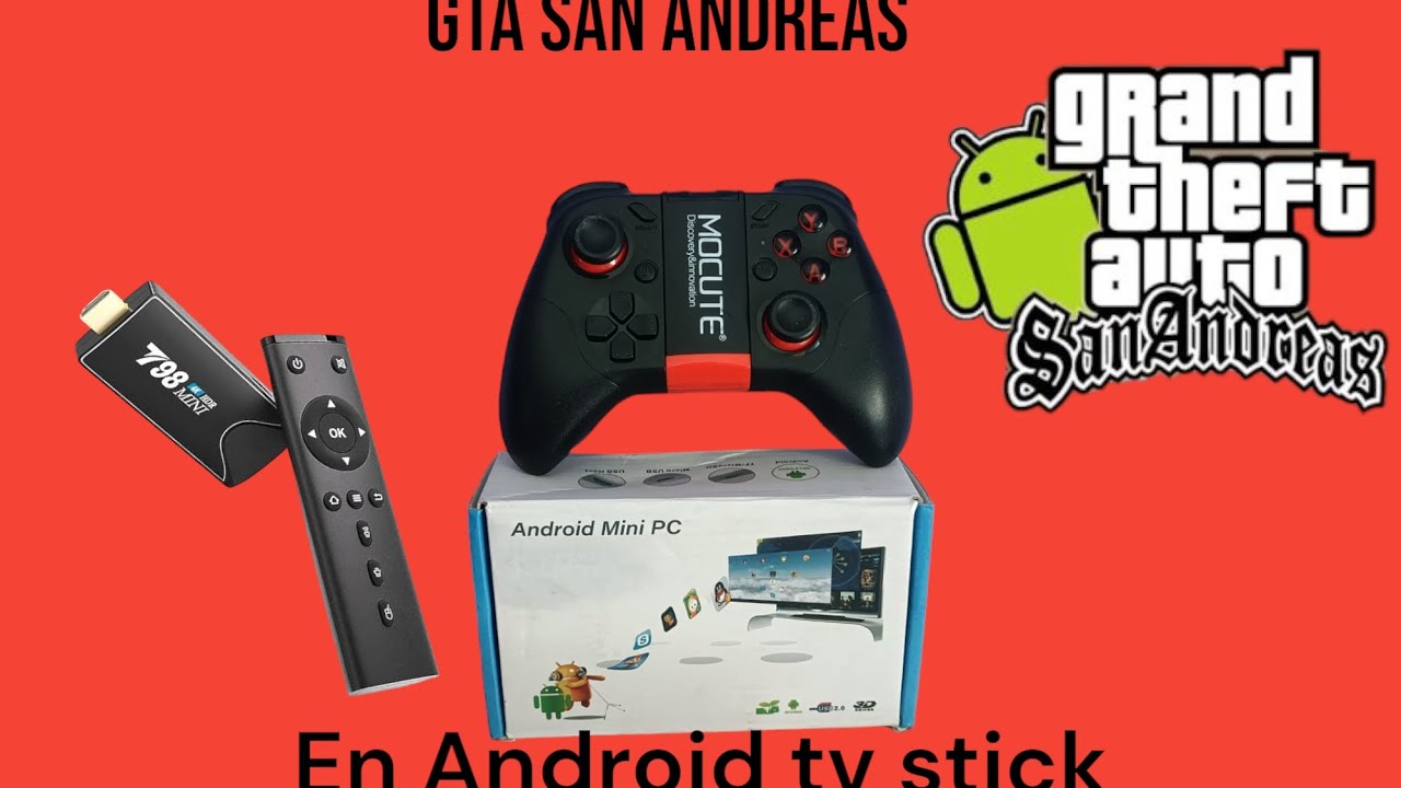GTA San Andreas en mi Android tv stick para jugar en la tv y funciona ...