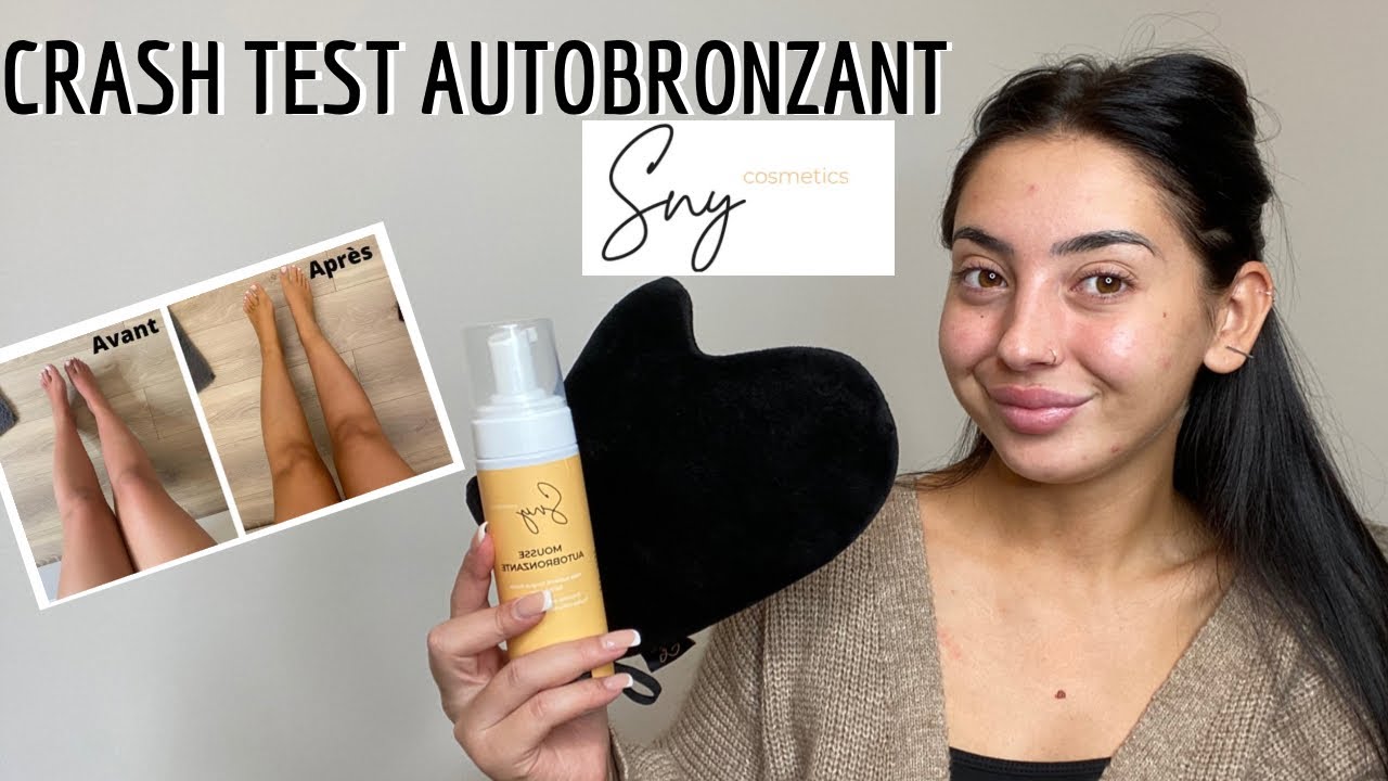 CRASH TEST AUTOBRONZANT visage et corps | SNY COSMETICS 👙 - YouTube