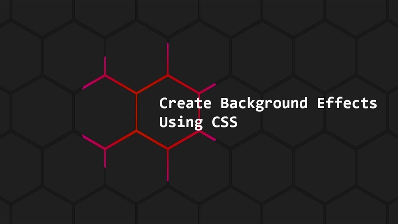 Creating A Background Effect Using Html Css And Javascript Moving