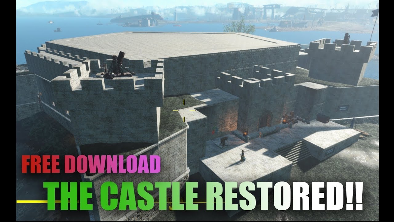 FALLOUT 4 CASTLE RESTORED - YouTube