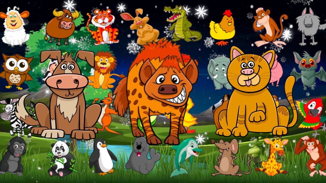 Animal Sounds Song For Kids | Animal Names And Sounds For Children ...