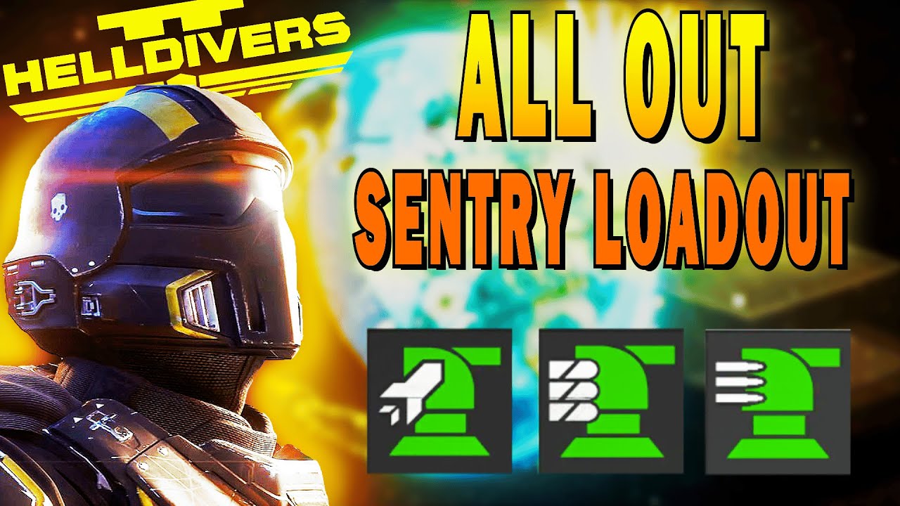 Crazy All Out Sentry Loadout | Helldivers 2 - YouTube