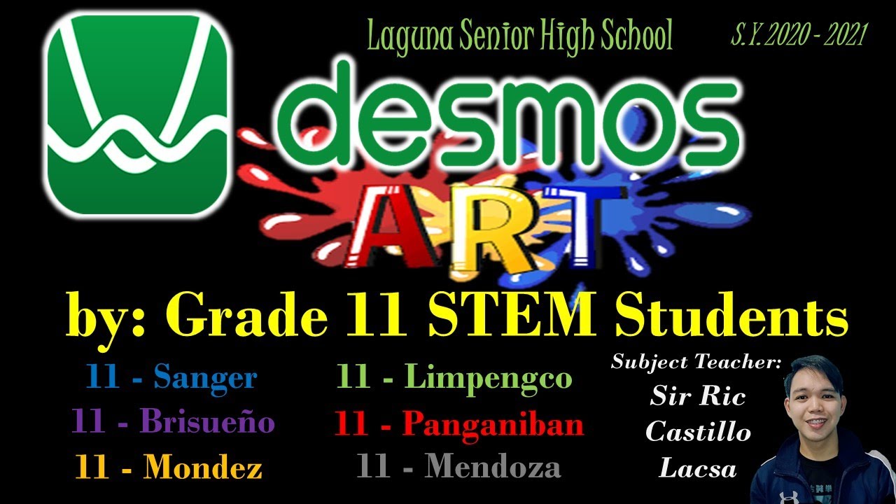 DESMOS ART by Grade 11 STEM Students - YouTube