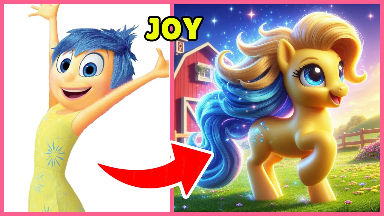 Inside Out 2 but Pony🦄 | Anger, Anxiety, Joy, Disgust, Ennui, Envy ...