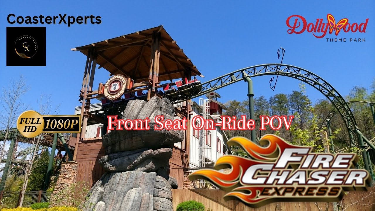 FireChaser Express Coaster 🚂🔥 - Front Seat On-Ride Adventure at ...
