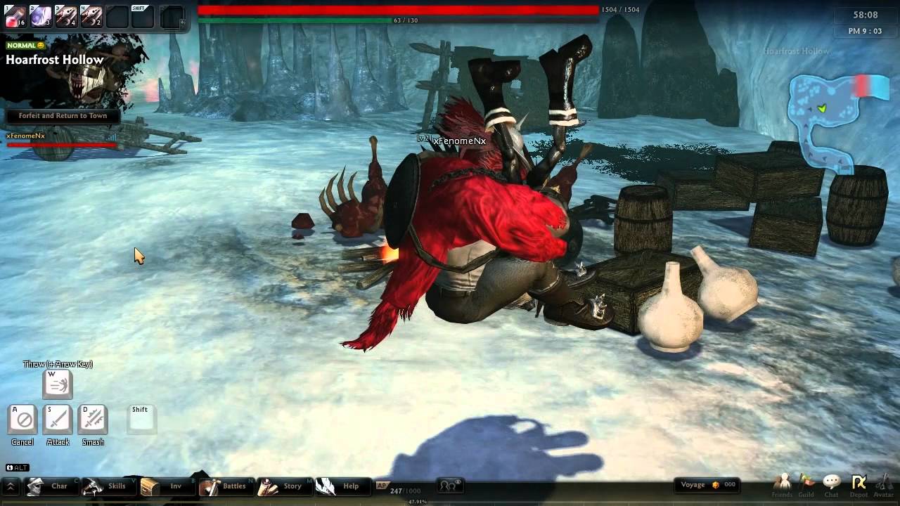 Vindictus Online gameplay - Karok lvl 21 - YouTube