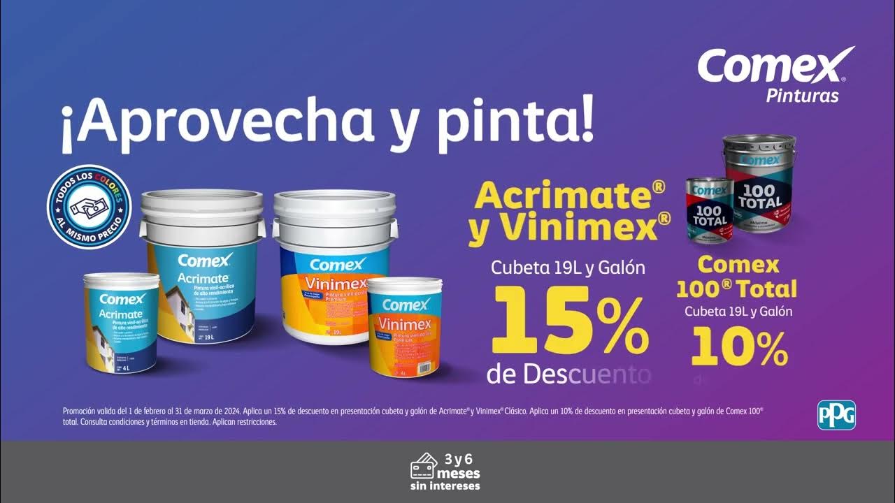 Aprovecha las promociones del mes en Comex - YouTube
