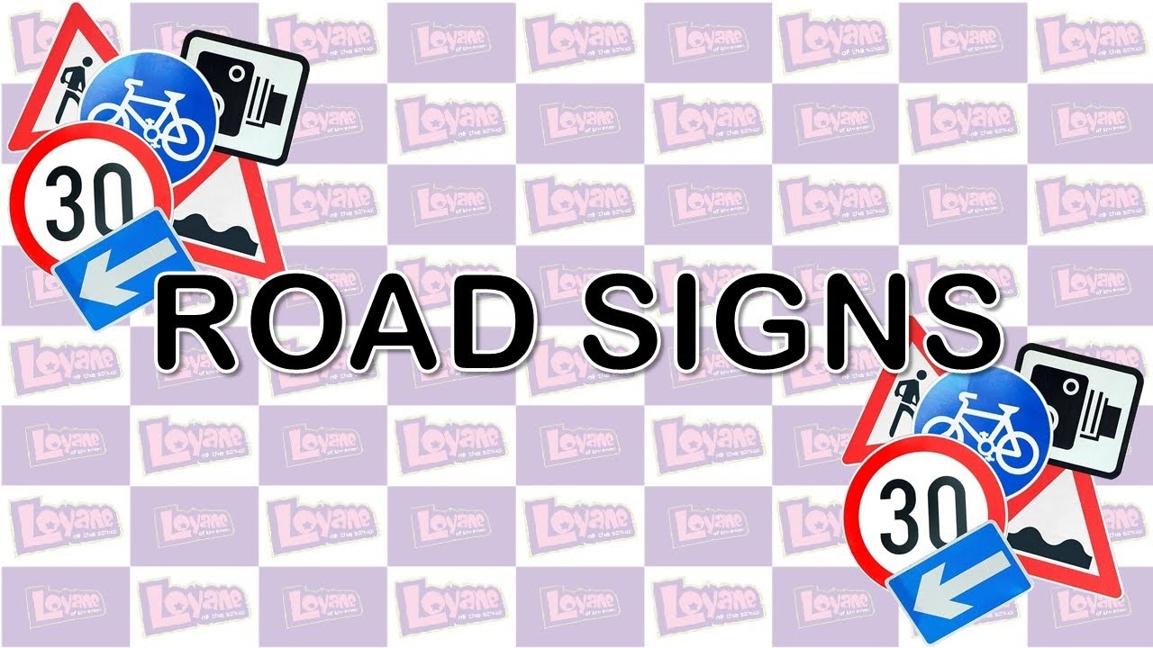 Road Signs // Sinais de Trânsito - Listen and Repeat - YouTube