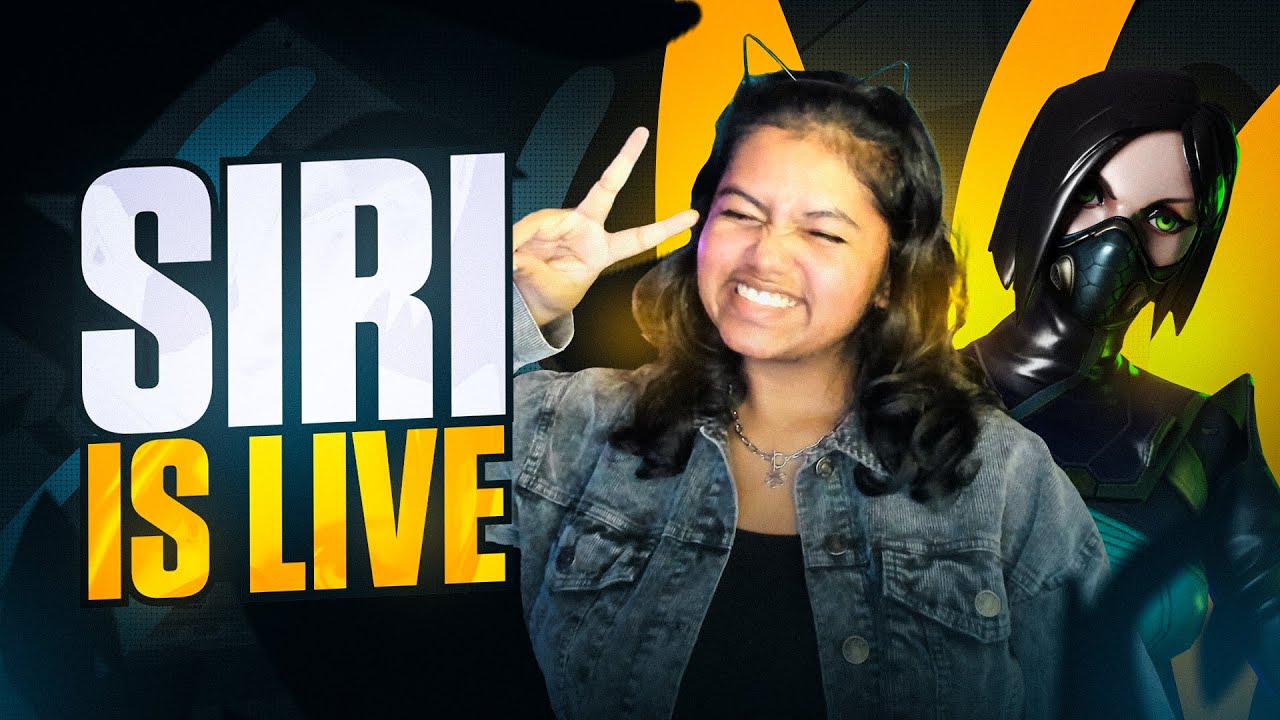 SLEEP DEPRIVED SIRI T-T // VALORANT LIVE INDIA | FACECAM💛 - YouTube