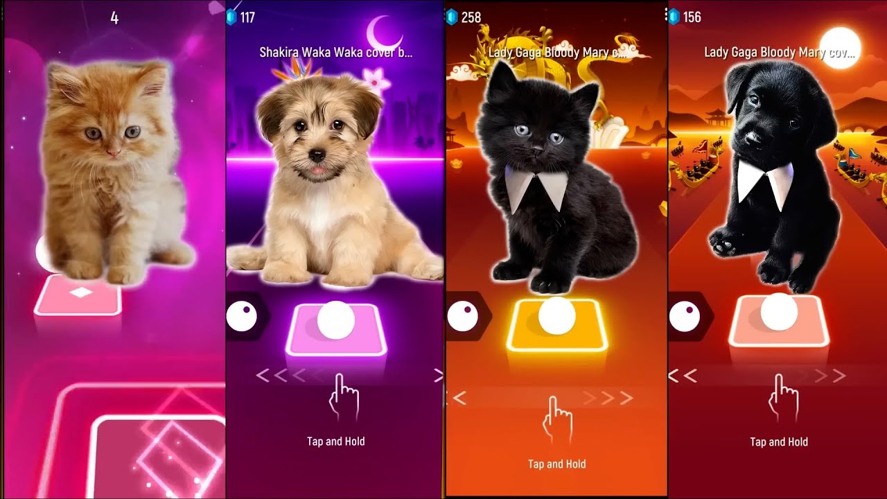 Bongo cat vs Dog vs Cute Cat vs Cute Puppy - Tiles Hop Battle with Epic ...