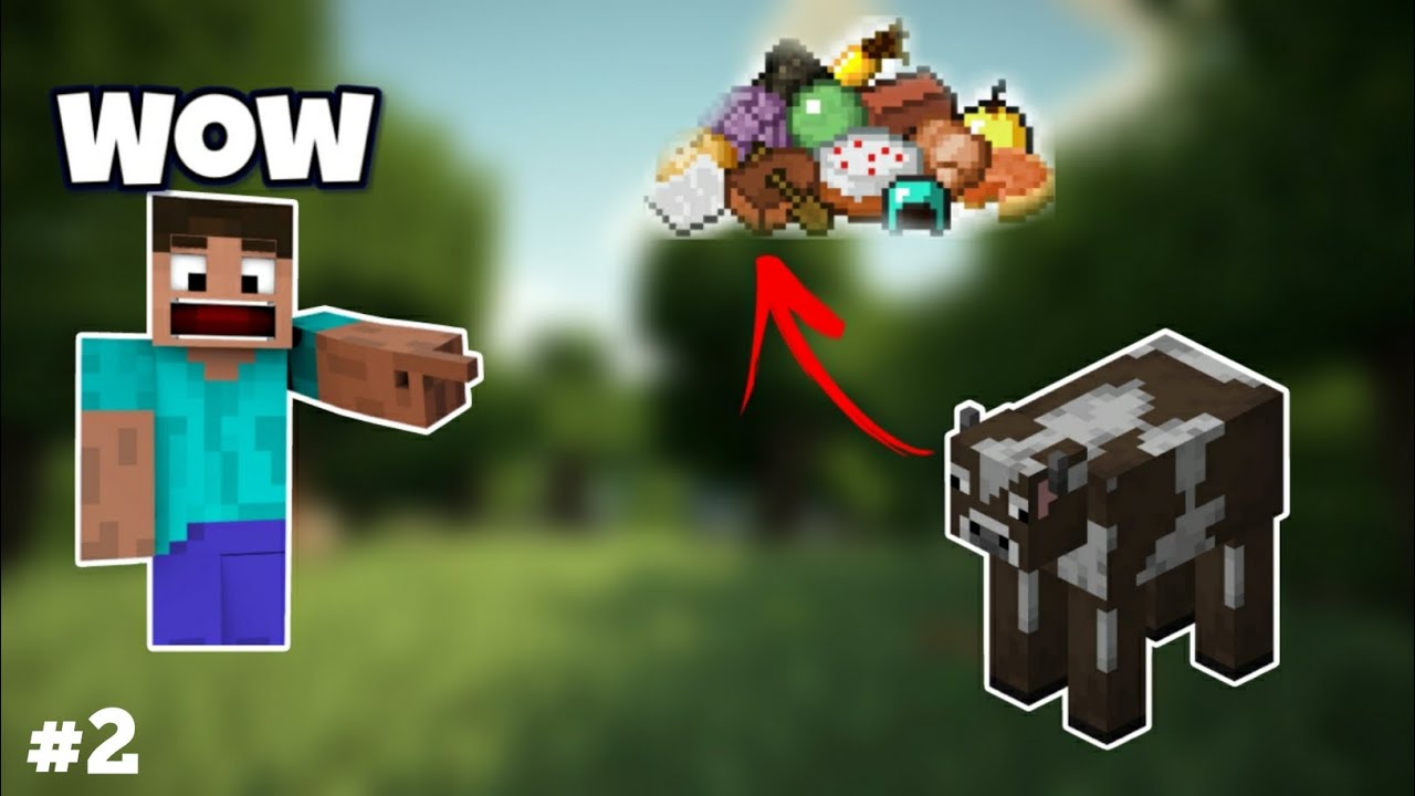minecraft but cow gives op item || nether gameplay #2 - YouTube