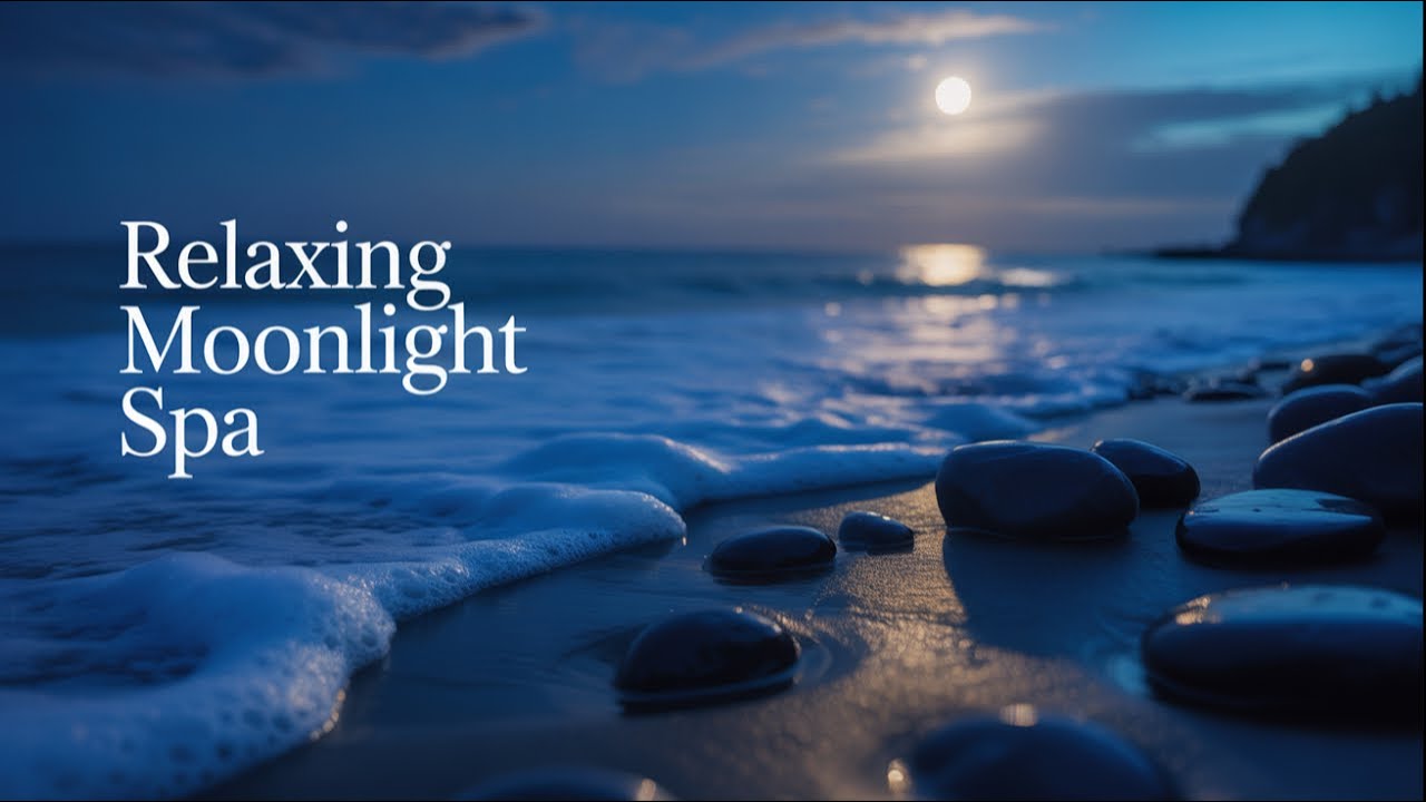 Peaceful Sleep Music with Moonlight Spa Ambiance & Acoustic Guitar ...
