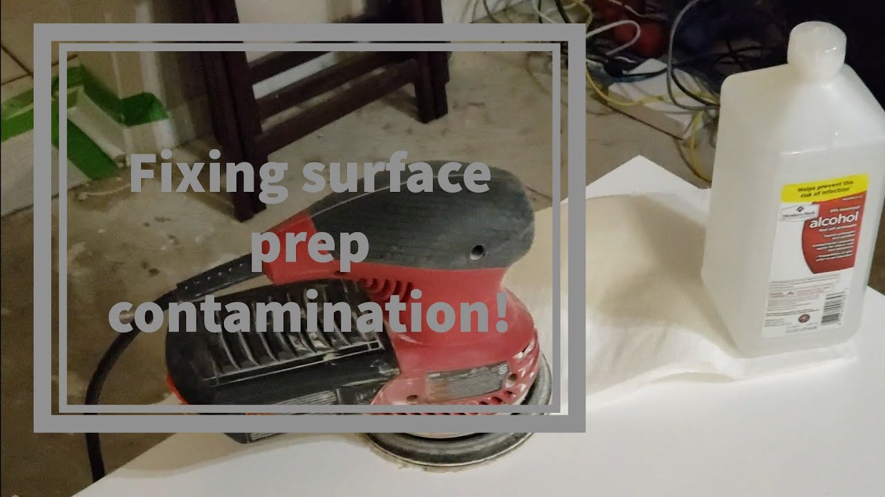 Fixing surface contamination caused paint flaws. - YouTube
