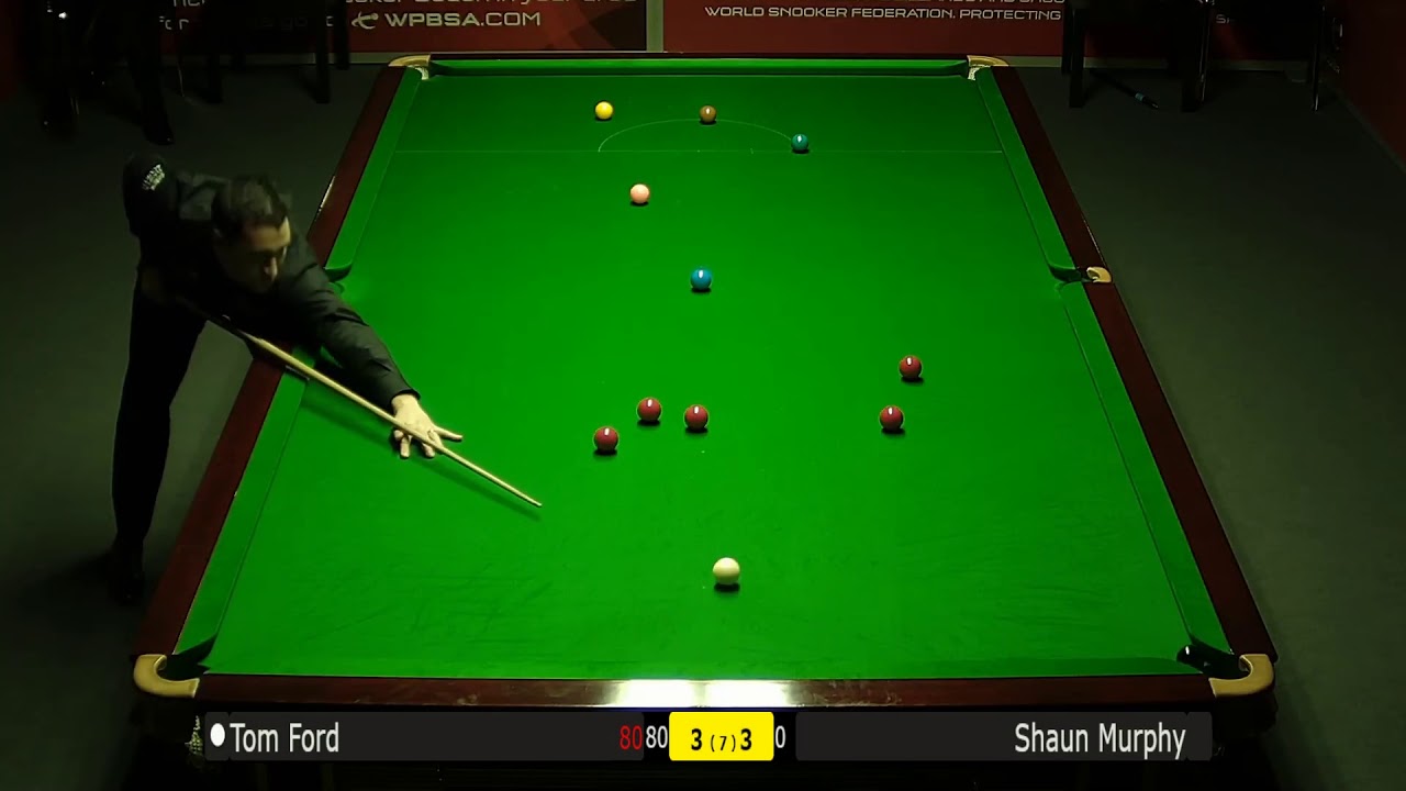 Tom Ford 147 Maximum Break | Snooker English Open 2019 Round - YouTube