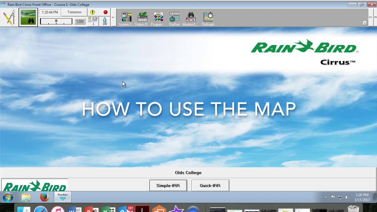 Rain Bird Cirrus Irrigation Software (Map Layer Details) (Part 2) - YouTube