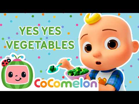 Yes Yes Vegetables 😋🥦 CoComelon Nursery Rhymes | Vegetables For Kids | Toddler Learning Kids Songs