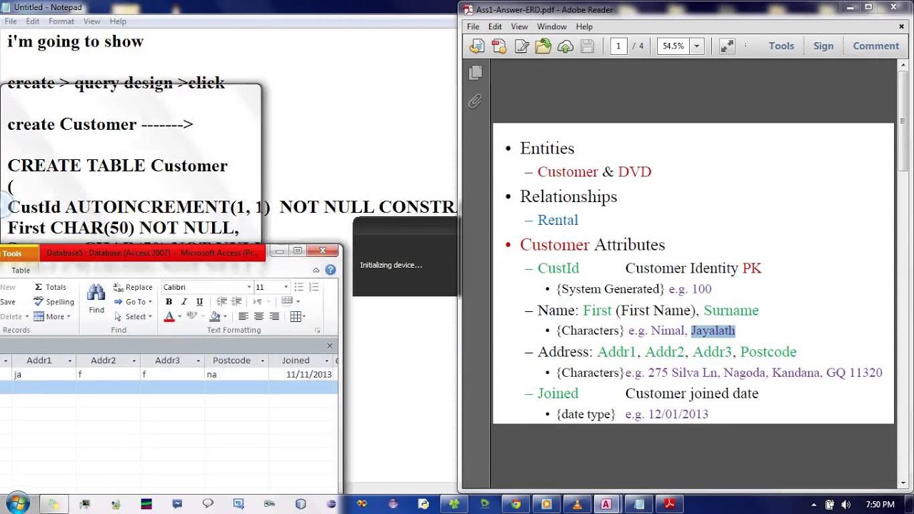 Sql Ms Access 2010 How To Create Table With Relationship Using Sql 9716