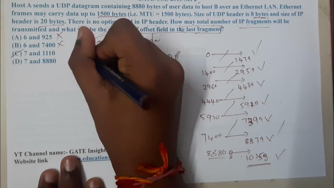 GATE CSE 2015 SET 2 || Computer Networks || GATE Insights Version: CSE - YouTube