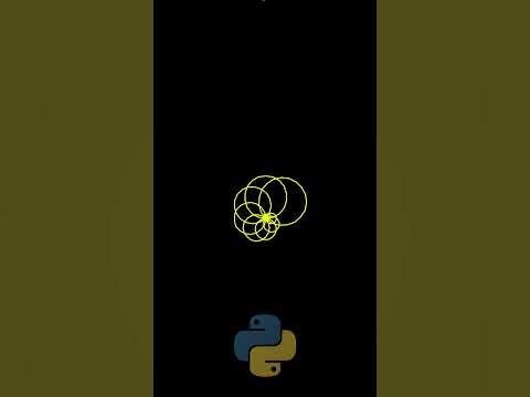 Asmr Progamming || Unique shape 10 Python || #shorts#programming#asmr #asmrprogramming #lofi # ...