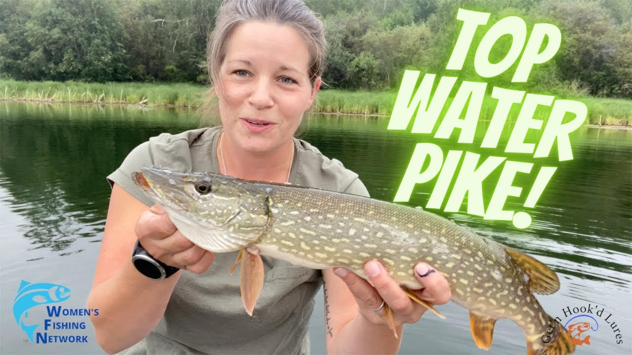 Top Water Pike Fishing - YouTube