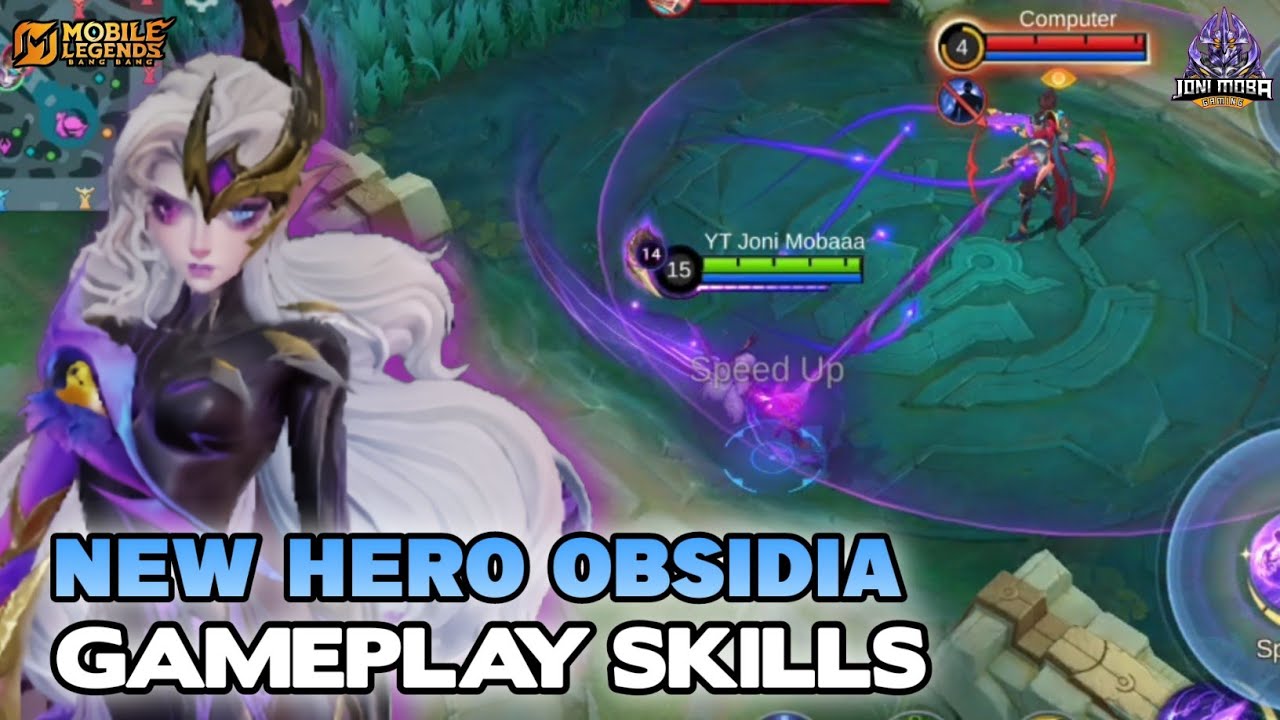 NEW HERO OBSIDIA - ROLE MARKSMAN - GAMEPLAY SKILLS - MOBILE LEGENDS ...