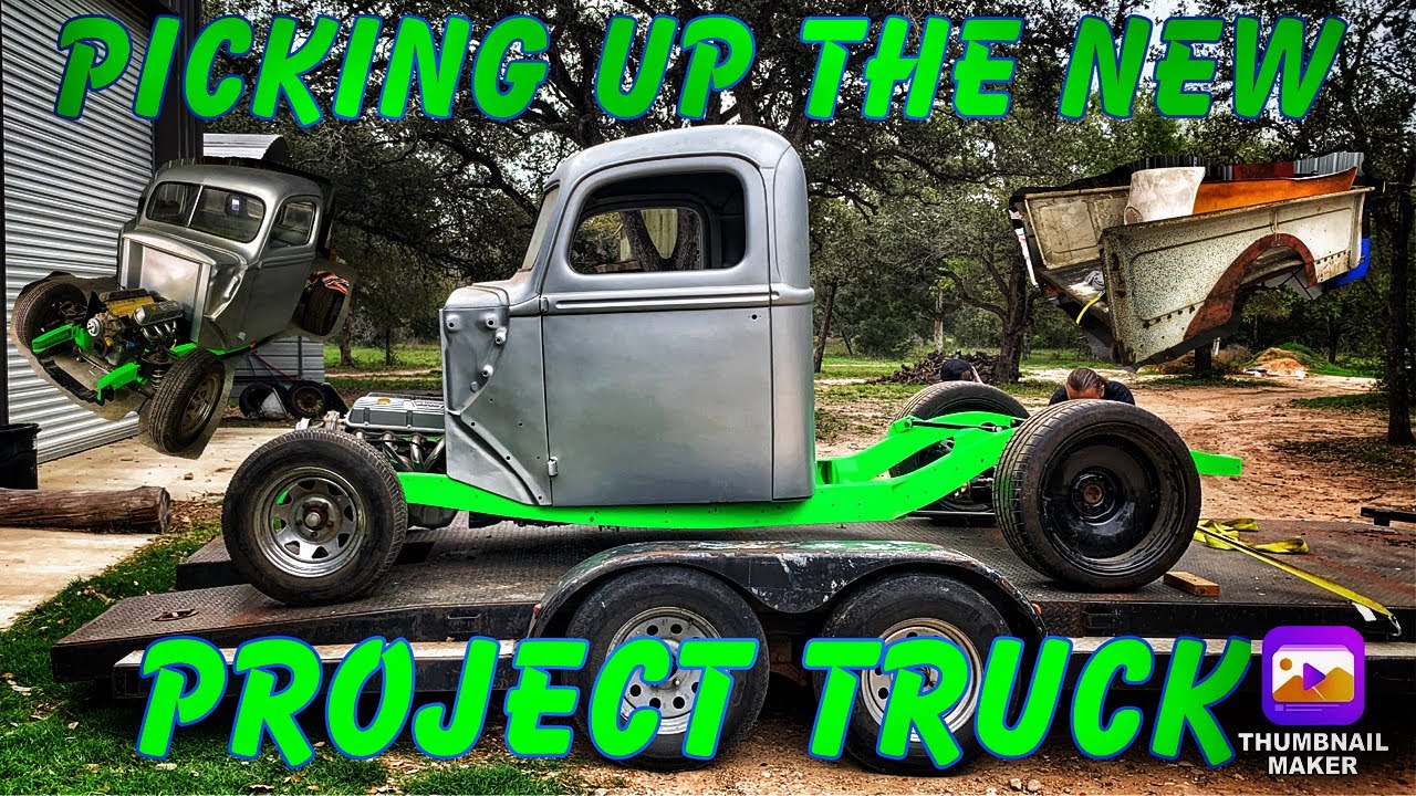 Picking Up The New Project Truck (Classic 1940 Ford Truck) - YouTube
