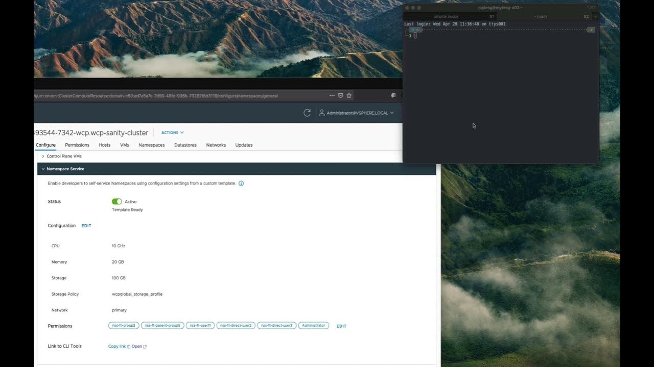 vSphere with Tanzu - Namespace Self Service - YouTube
