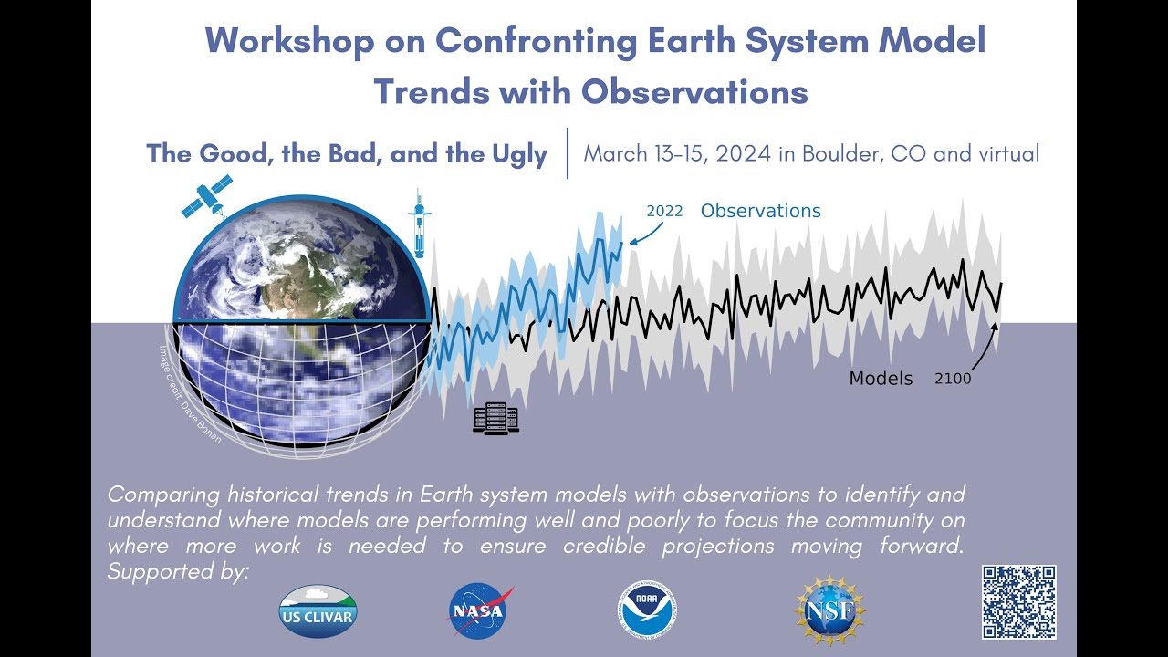 Confronting Earth System Model Trends with Observations - Day 1 - YouTube