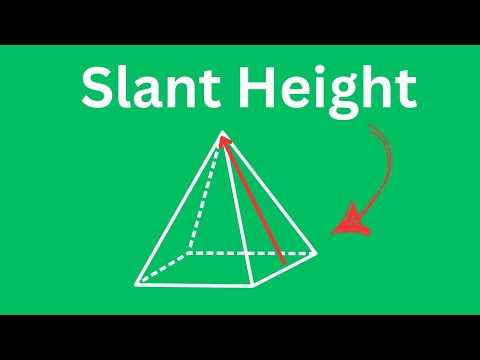 Find slant height of a pyramid-Geometry Help-MooMooMath - YouTube