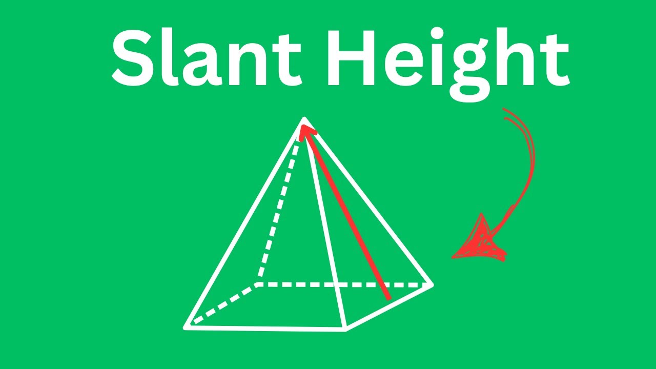 Find slant height of a pyramid-Geometry Help-MooMooMath - YouTube