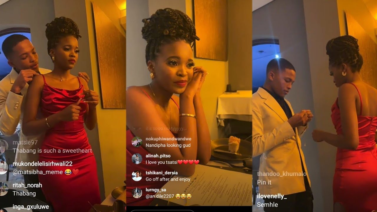 TSATSII BIRTHDAY DINNER WITH THABANG, JUICY JAY,NELISA, MMELI+THABANG GIFT HER A NECKLACE😍 # ...